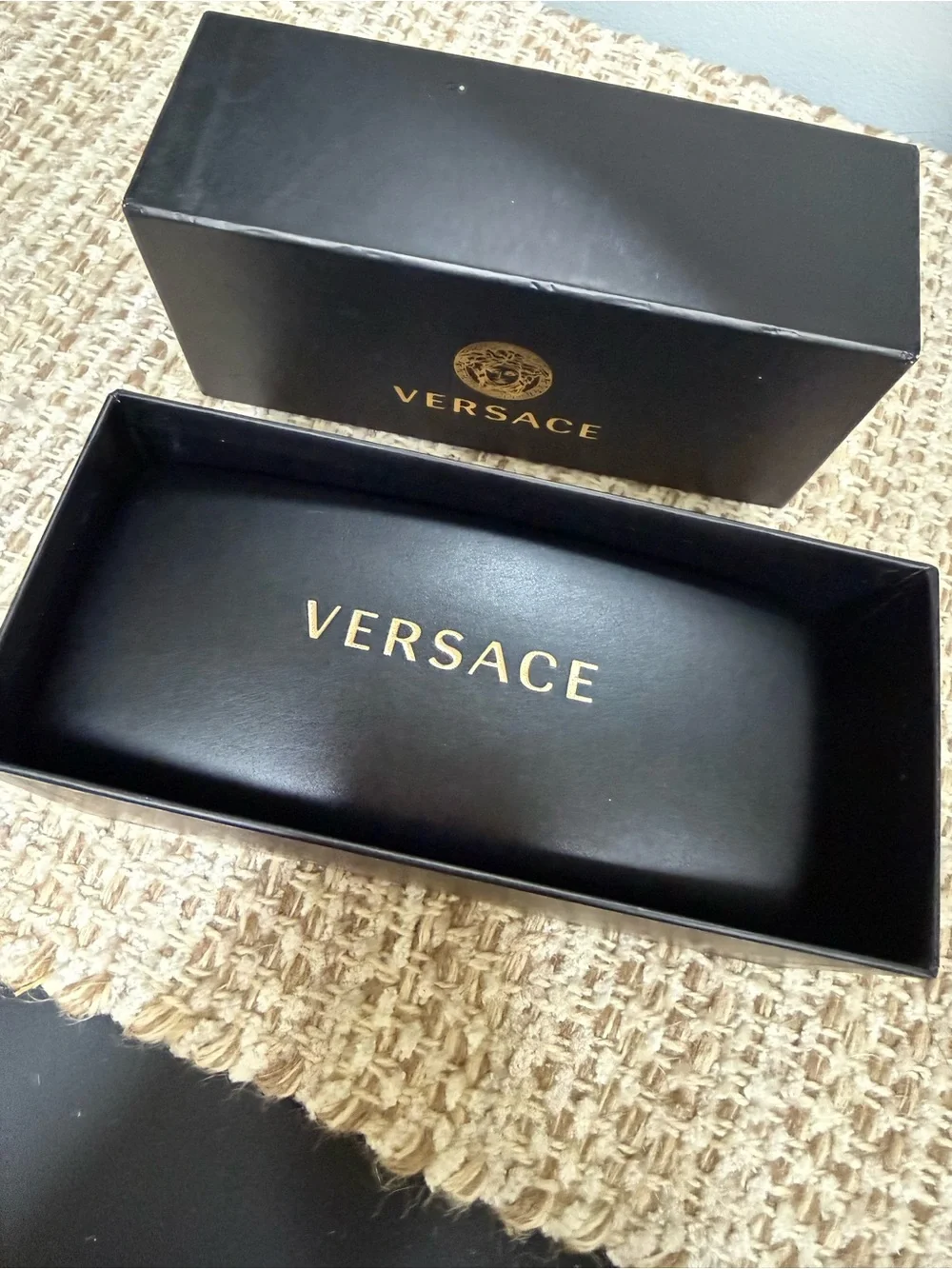 Versace | Accessories | Versace Gold Frame Brown Lens Sunglasses With ...
